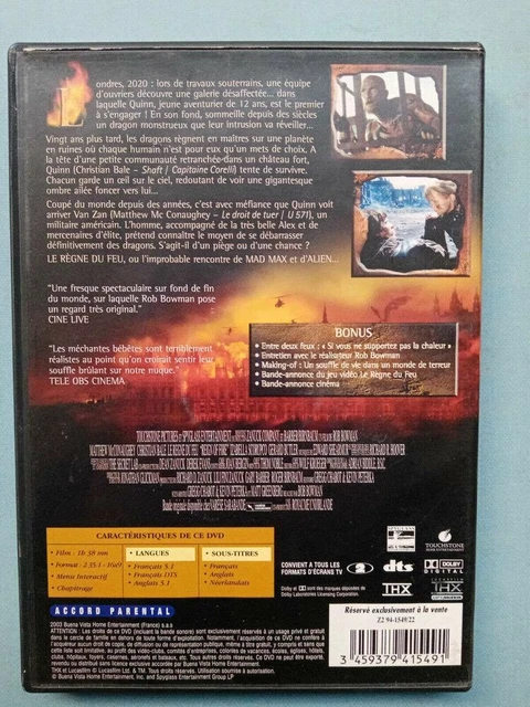 IL REGNO DEL Fuoco (Christian Bale Matthew Mcconaughey)/ DVD Singola ...