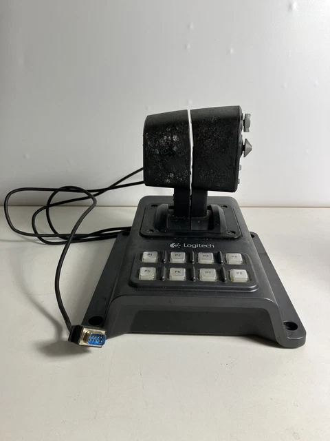 RARE LOGITECH G940 Force-Feedback Flight Sim HOTAS Joystick, Throttle ...
