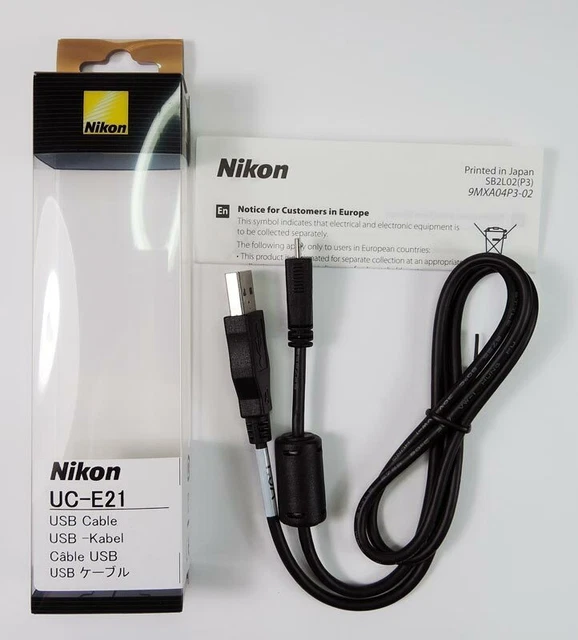 NIKON CABLE USB UC-E21 pour Coolpix EUR 12,99 - PicClick FR