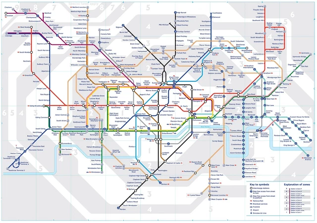 LONDON UNDERGROUND TUBE Map Poster A0-A1-A2-A3-A4-A5-A6-MAXI 710 £20.99 ...