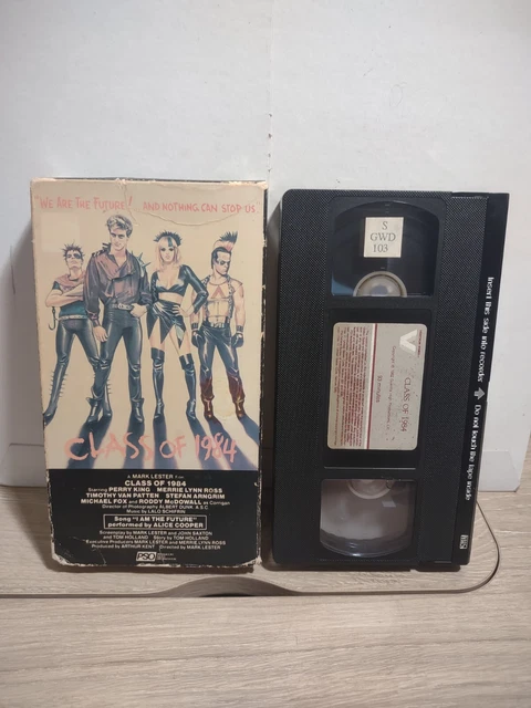 CLASS OF 1984 VHS (1982 Vestron) Punk Rock Cult Classic - Michael J Fox ...