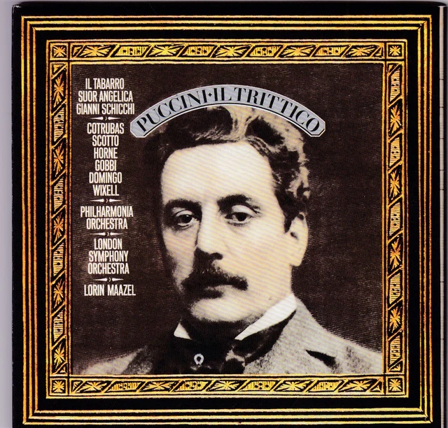 GIACOMO PUCCINI - Trittico (3-CD, Maazel, Cotrubas, Domingo, Scotto ...