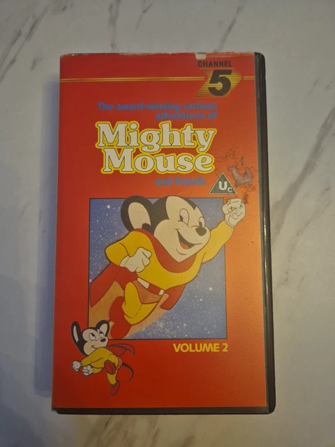 VHS MIGHTY MOUSE And Friends Volume 2 Cartoon Classics Channel Five ...