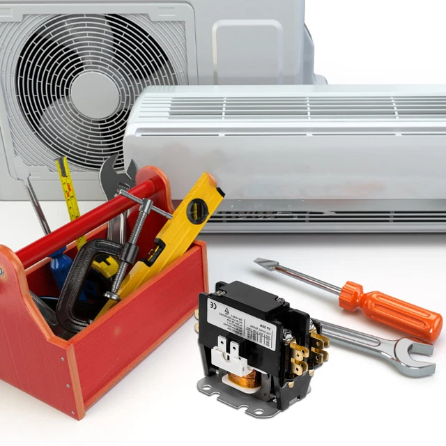 AC CONTACTOR CONDENSER Contactor Compressor Contactor 24v Coil ...