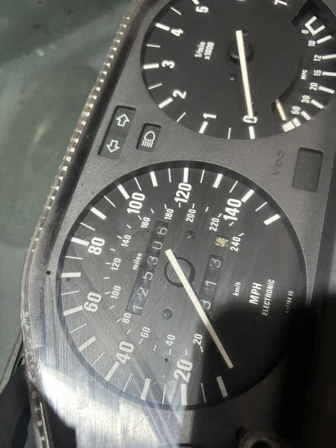 BMW E30 3 Series M20 325i Speedo Clocks Instrument Cluster 320i 6 ...