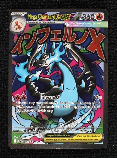 MEGA CHARIZARD X ex Pokémon Evolution Black Star (MEP) Promo #023 £0.74 ...