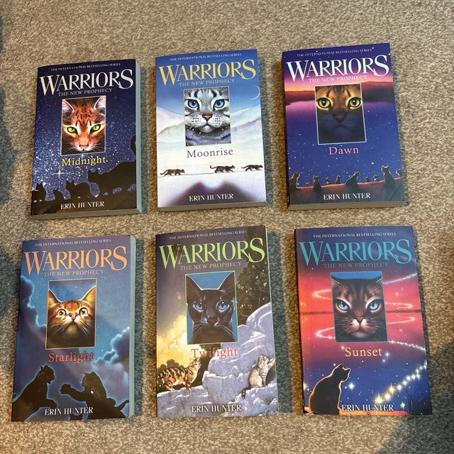 WARRIOR CATS: SERIES 2 The New Prophecy 6 Book Collection Set by Erin ...