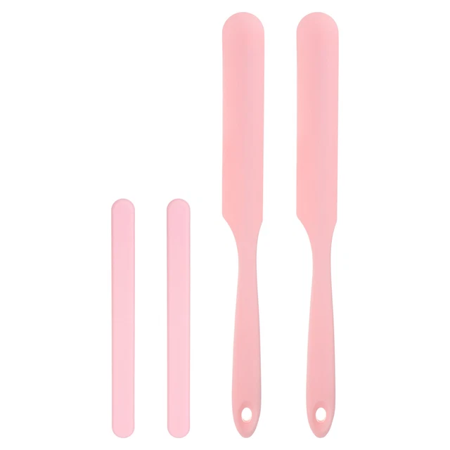 SILICONE STIR STICKS Kit 2Pcs Reusable Stirring Stick and 2Pcs Spatula ...