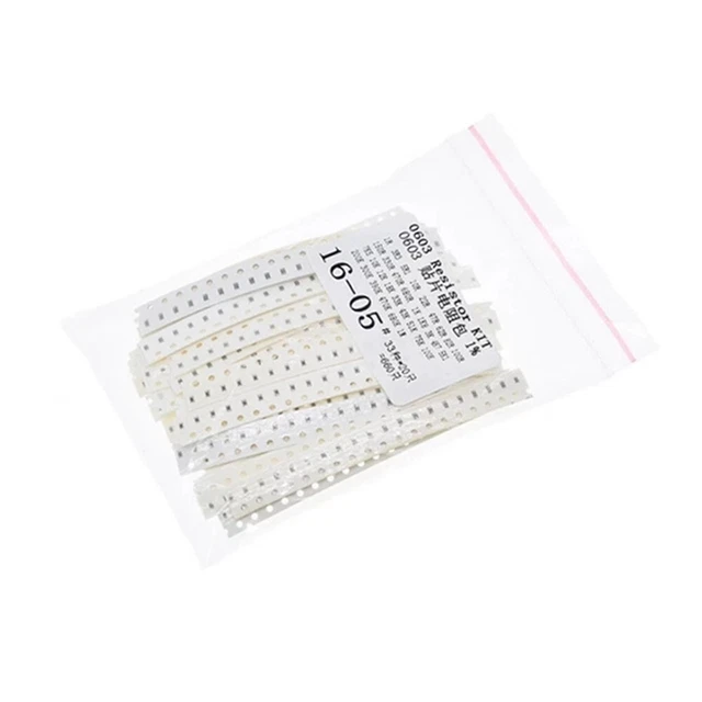 WIDE RANGE OF Resistor Values 0603 SMD Resistor Assorted Kit for ...