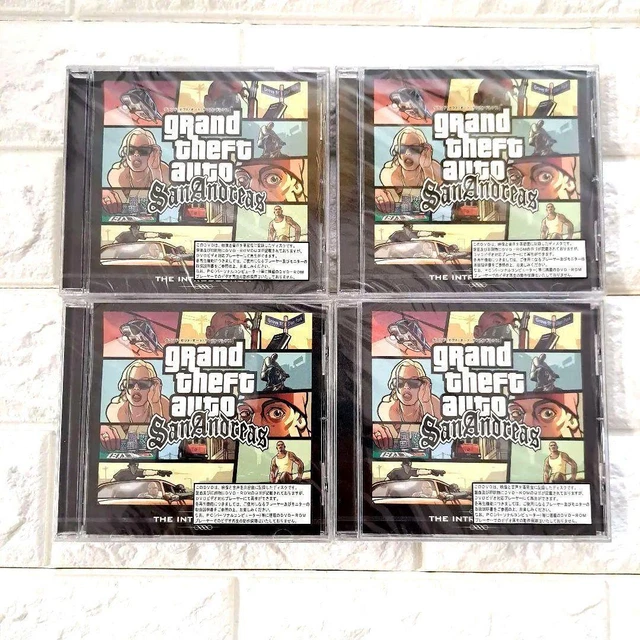 GRAND THEFT AUTO San Andreas Soundtrack 4-disc set GTA pre-order bonus ...
