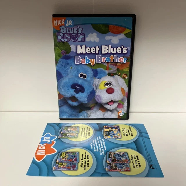 BLUE'S ROOM MEET Blue’s Baby Brother DVD+Insert Paper Good Condition ...