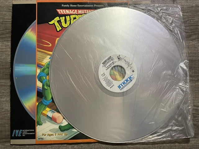 TEENAGE MUTANT NINJA Turtles Laserdisc The Incredible Shrinking Turtles ...