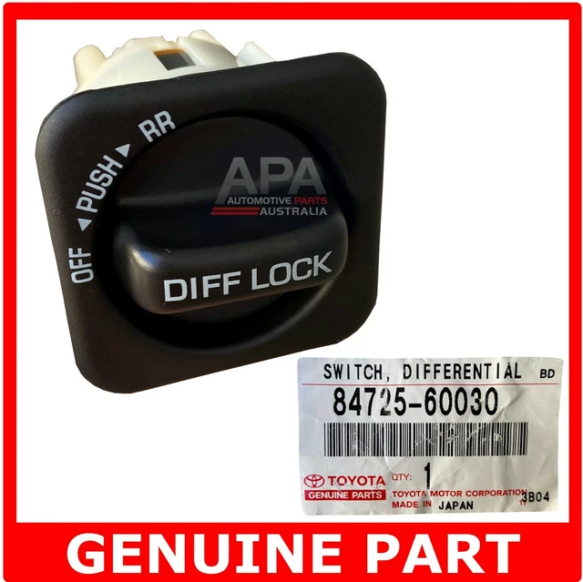 GENUINE TOYOTA LANDCRUISER Prado Differential Diff Lock E Locker Switch ...