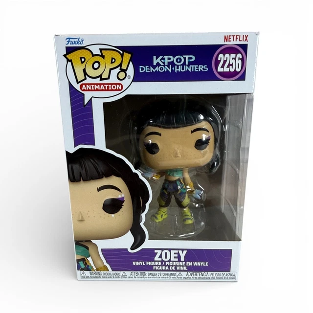 FUNKO POP! ANIMATION Zoey KPop Demon Hunters 2256 Vinyl Figure Netflix ...