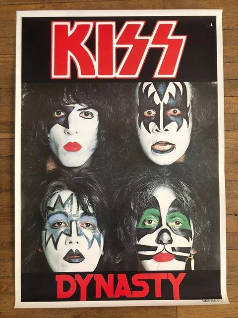 KISS ORIGINAL &DYNASTY& Poster - Made in E.C.C - 1979 - Vintage (23"x31 ...