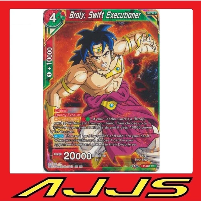 DBS DRAGON BALL Super - Broly, Swift Executioner - P-205 PR - NM/M EUR ...