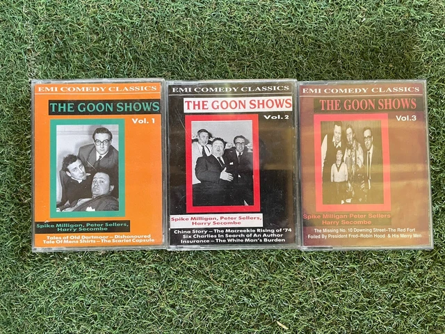 THE GOON SHOW Volumes 1-3 Audio Cassettes 6 Tape Set BBC Radio ...