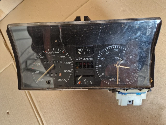 VW GOLF MK2 CE2 GTD TD TDi TURBO DIESEL SPEEDO CLOCKS INSTRUMENT ...