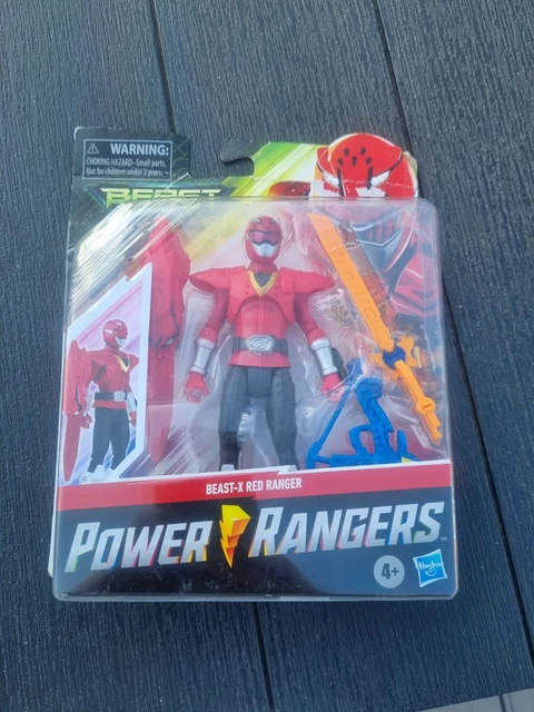 POWER RANGERS BEAST Morphers Beast-X Red Ranger Action Toy Figure Boxed ...