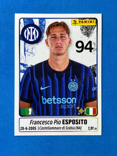 FIGURINE CALCIATORI PANINI 2025-26 2026 n.237 Francesco Pio Esposito ...