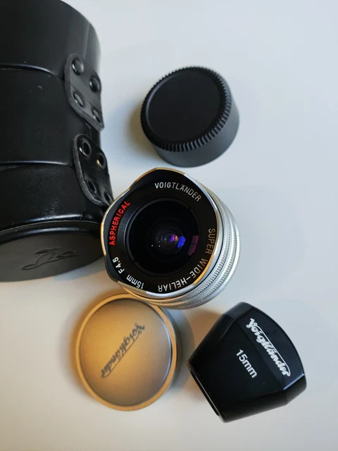 VOIGTLÄNDER 15MM F/4.5 VM III Super Wide Heliar Aspherical Leica M Lens ...