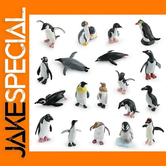 PENGUIN FIGURES SET for Play and Display EUR 37,19 - PicClick FR