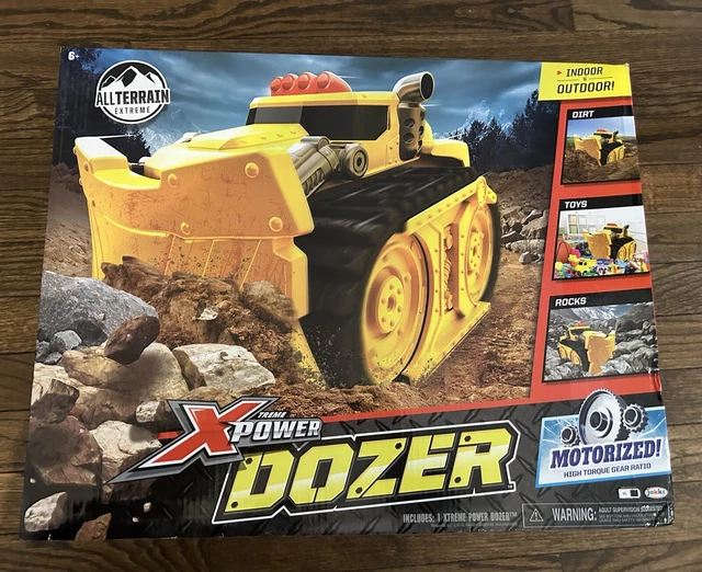 XTREME POWER DOZER Motorized All Terrain Extreme Bulldozer Toy Truck ...