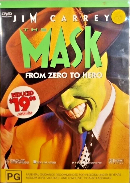 THE MASK (DVD, 1994) Jim Carrey, Cameron Diaz, Region 4 EUR 3,70 ...
