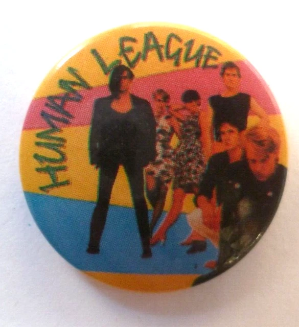 HUMAN LEAGUE 1970S/80S Original Pin Badge New Wave Synth #2 £3.50 ...