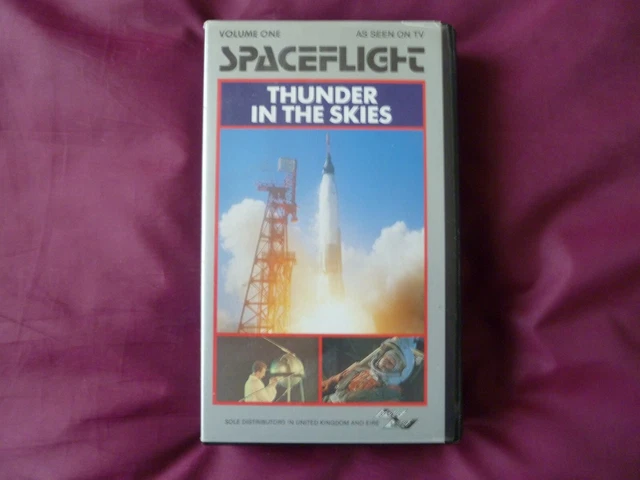 SPACEFLIGHT VOLUME 1 THUNDER IN THE SKIES: Used VHS VIDEO TAPE £4.00 ... SPACEFLIGHT VOLUME 1 THUNDER IN THE SKIES: Used VHS VIDEO TAPE £4.00 ...
