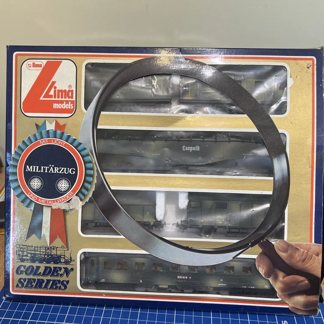 LIMA LEOPOLD MILITARZUG HO Train Pack Military Gun Model Boxed VGC EUR ...