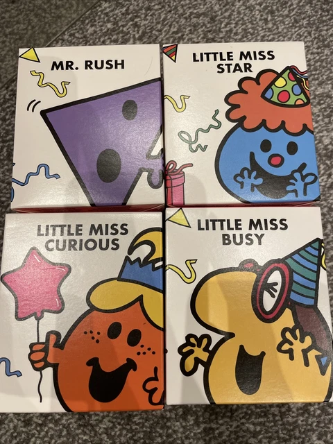 MCDONALDS HAPPY MEAL Mr Men and Little Miss Bundle Soft Toys Plush X4 £ ...