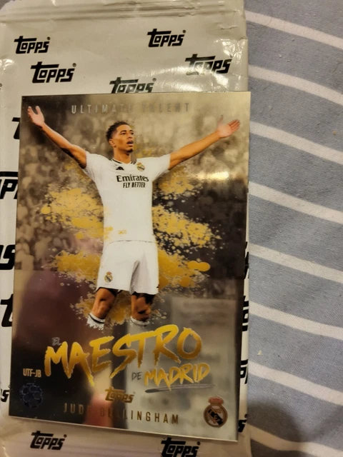 MATCH ATTAX 2025 Jude Bellingham Ultimate Talent EL Maestro Rare Chrome ...