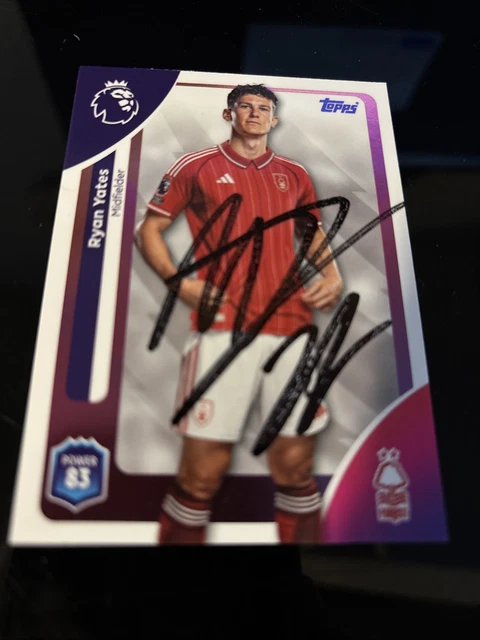 MATCH ATTAX 2026 RYAN YATES Nottingham Forest SIGNED £2.99 - PicClick UK