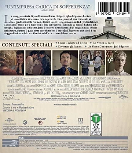 BOY ERASED - Vite Cancellate (Blu-ray) Hedges Kidman Edgerton Crowe ...