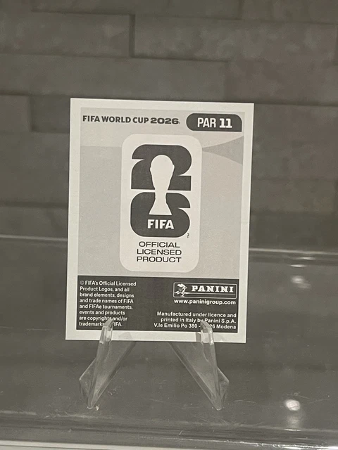PANINI FIFA WORLD Cup 2026 Portrait Paraguay Damian Bobadilla Sticker ...