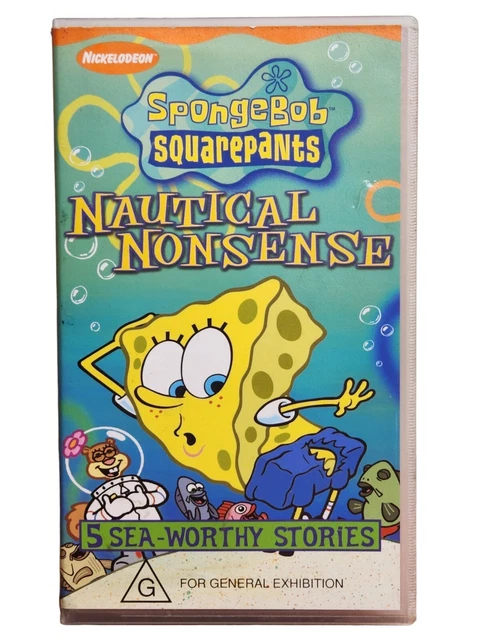SPONGEBOB SQUAREPANTS : Nautical Nonsense (Vhs Video Tape) £19.01 ...
