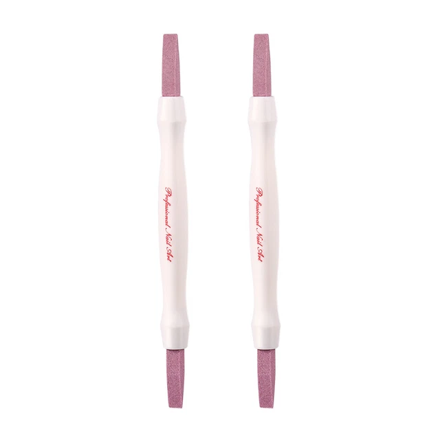 2 PIÈCES TAMPON de coupe-cuticules bâton de polissage des ongles EUR 7 ...
