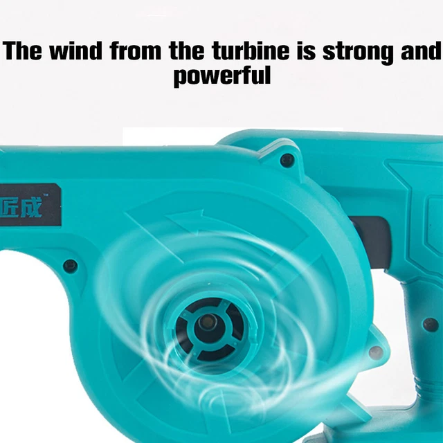 HANDHELD LEAVES BLOWER Rechargeable Cordless Air Blowers Blowing ...