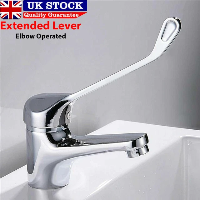 ORIGINAL MEDICAL EXTENDED Lever Elbow Operated Basin Tap - Doctors,Vets ...