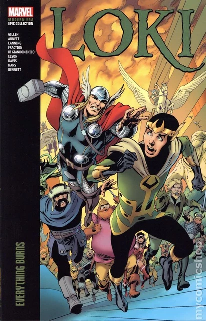 LOKI EVERYTHING BURNS TPB époque moderne collection épique #1-1ST comme ...