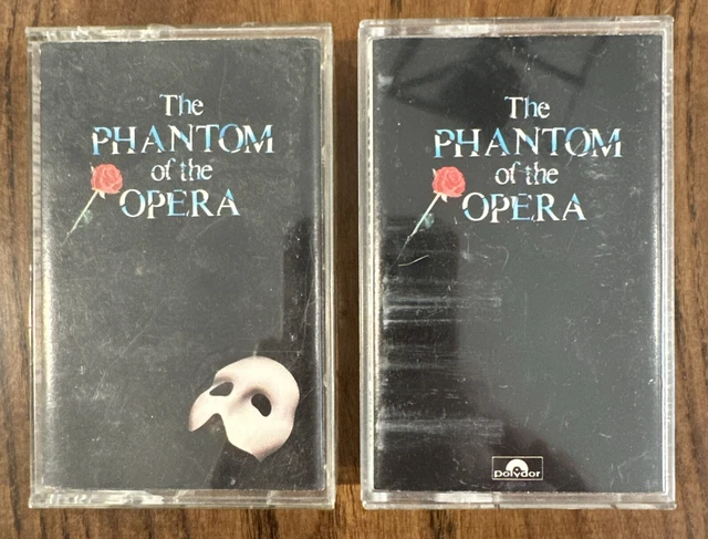 THE PHANTOM OF THE OPERA The Original Cast Recording Cassette 1 & 2 ...