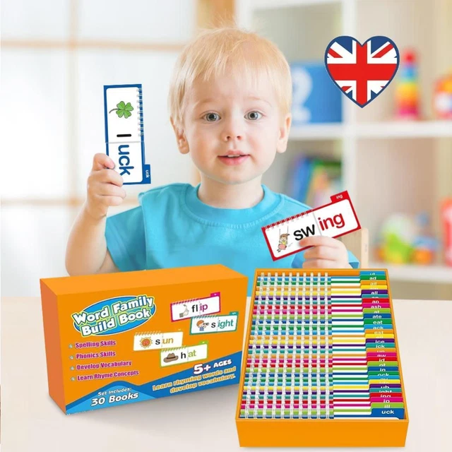 CVC WORD FLIP Chart Interactive Consonante Vocale Word Builder for ...