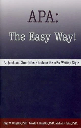 APA : THE Easy Way ! (pour APA 5ème édition - PAS pour APA 6ème édition ...
