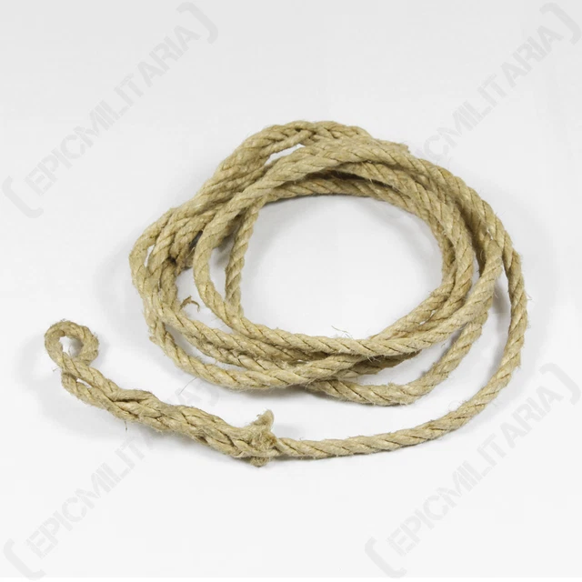 ZELTBAHN ROPE WITH Loops - German Army Unissued Surplus 110cm Length ...
