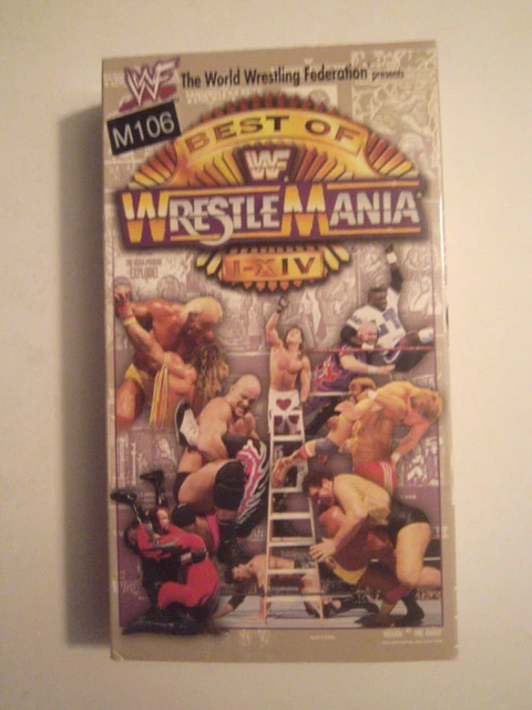 BEST OF WRESTLEMANIA I-XIV Wrestling VHS WWF WWE 1-14 OOP Rare 1998 £6.21 - PicClick UK