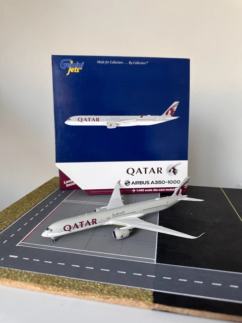 *RARE* QATAR AIRWAYS Airbus A350-1000 A7-ANA 1:400 Scale Model By ...