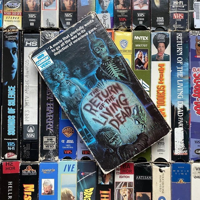 THE RETURN OF The Living Dead VHS Cannon HBO Video Horror Cult 91 ...