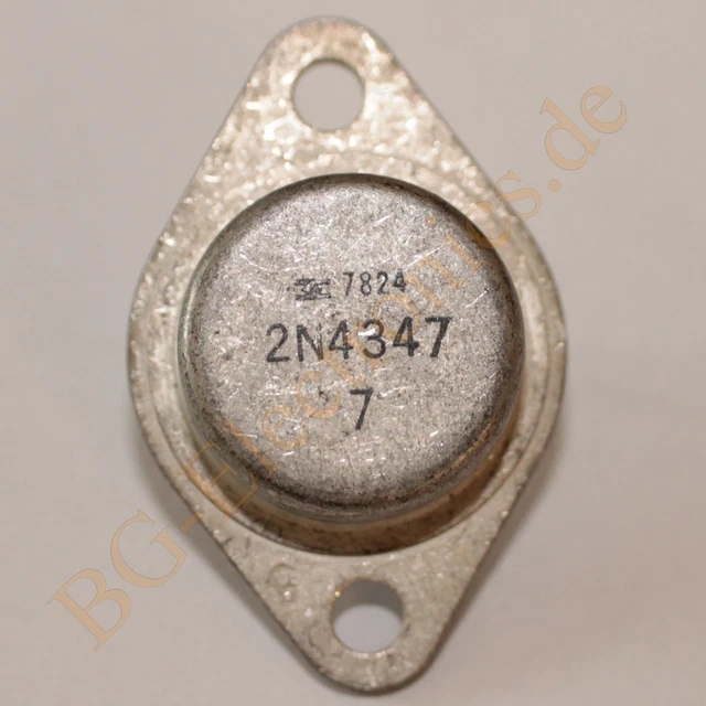 2 X 2N4347 NPN Transistor 117W 120V 10A SGS TO-3 2pcs EUR 9,98 - PicClick DE