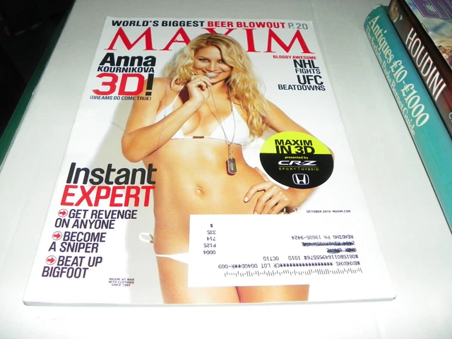 MAXIM MAGAZINE ANNA Kournikova Ciara Alessandra Torresani NHL UFC Jimmy ...